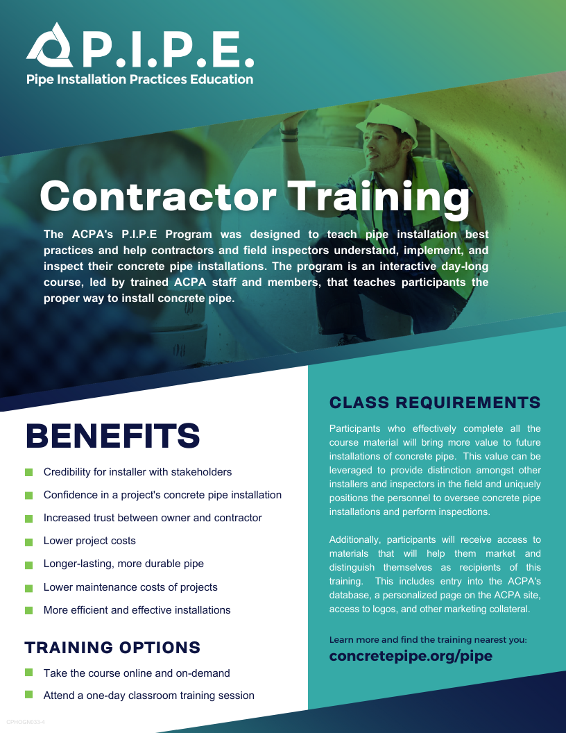 P.I.P.E. Program Training