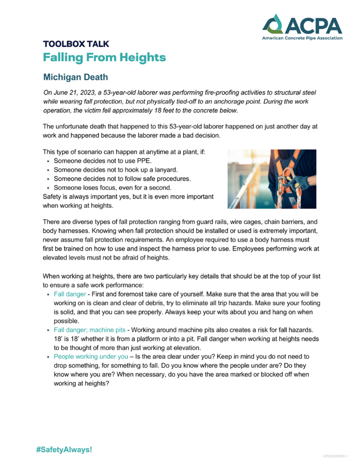 Falling From Heights