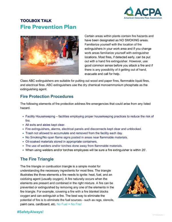 Fire Prevention