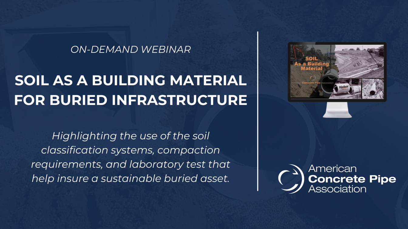 Soil as a Building Material For Buried Infrastructure