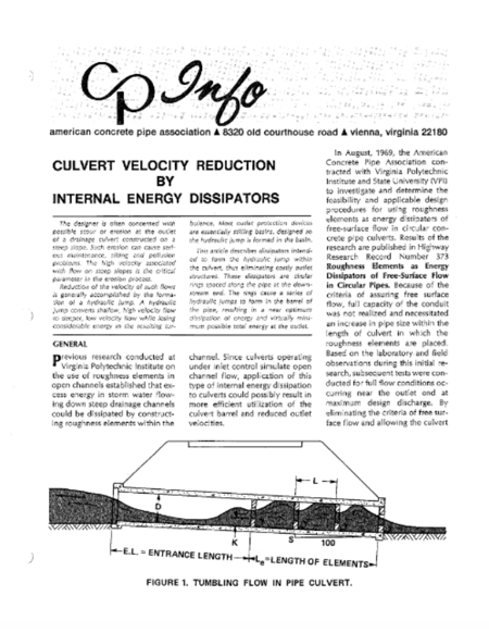 Internal Energy Dissipators