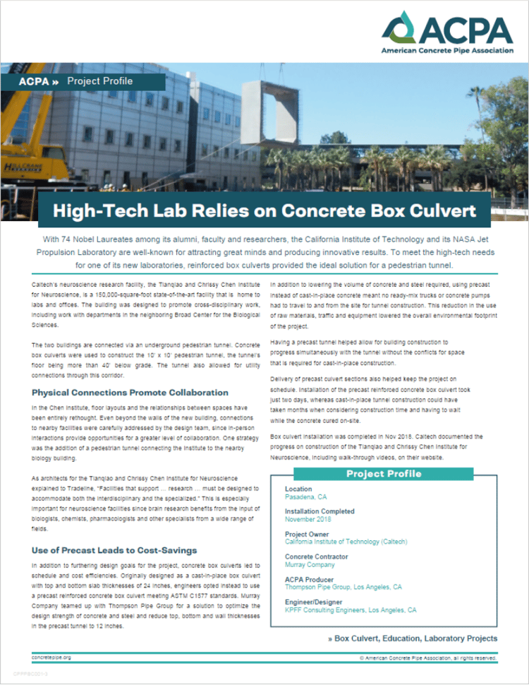 CalTech Pedestrian Tunnel