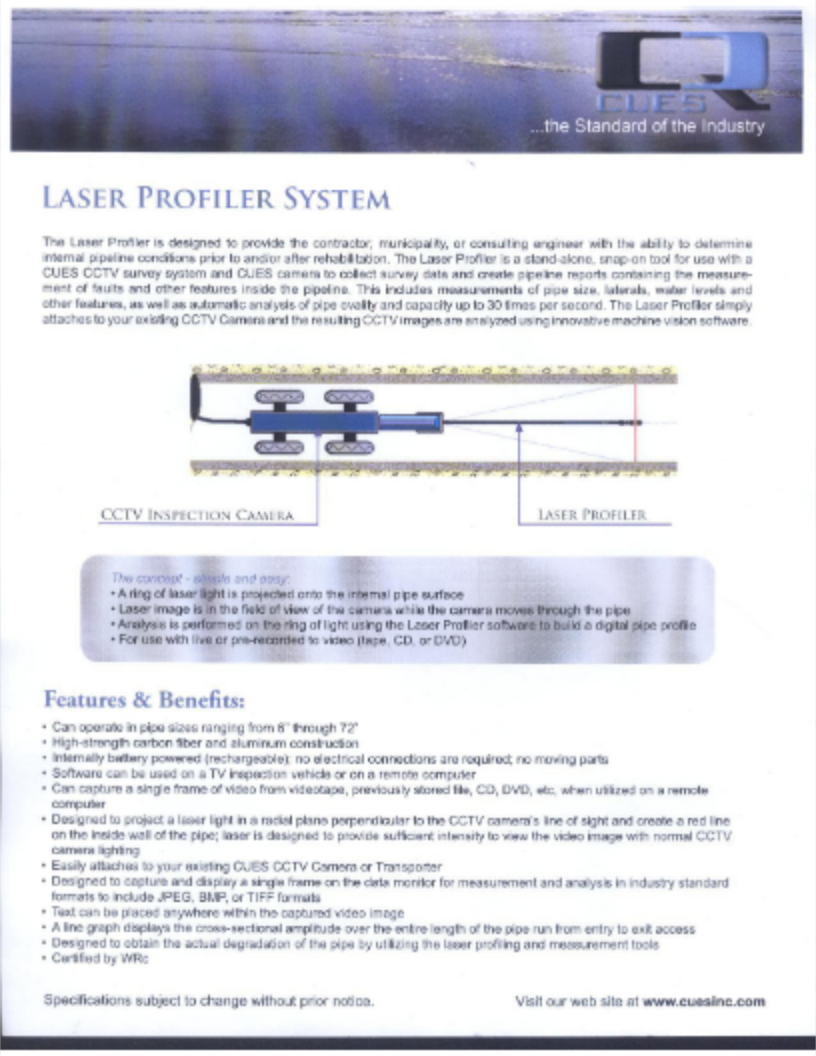 Laser Profiler System