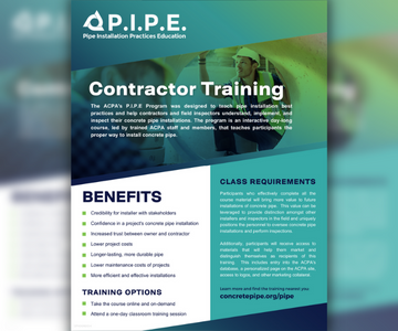 P.I.P.E. Program Training