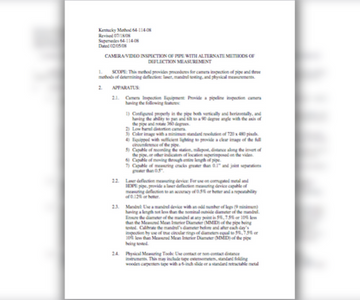 Deflection Testing Methods