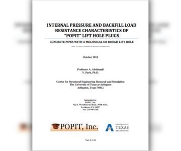 Resistance Characteristics of Popit Plugs